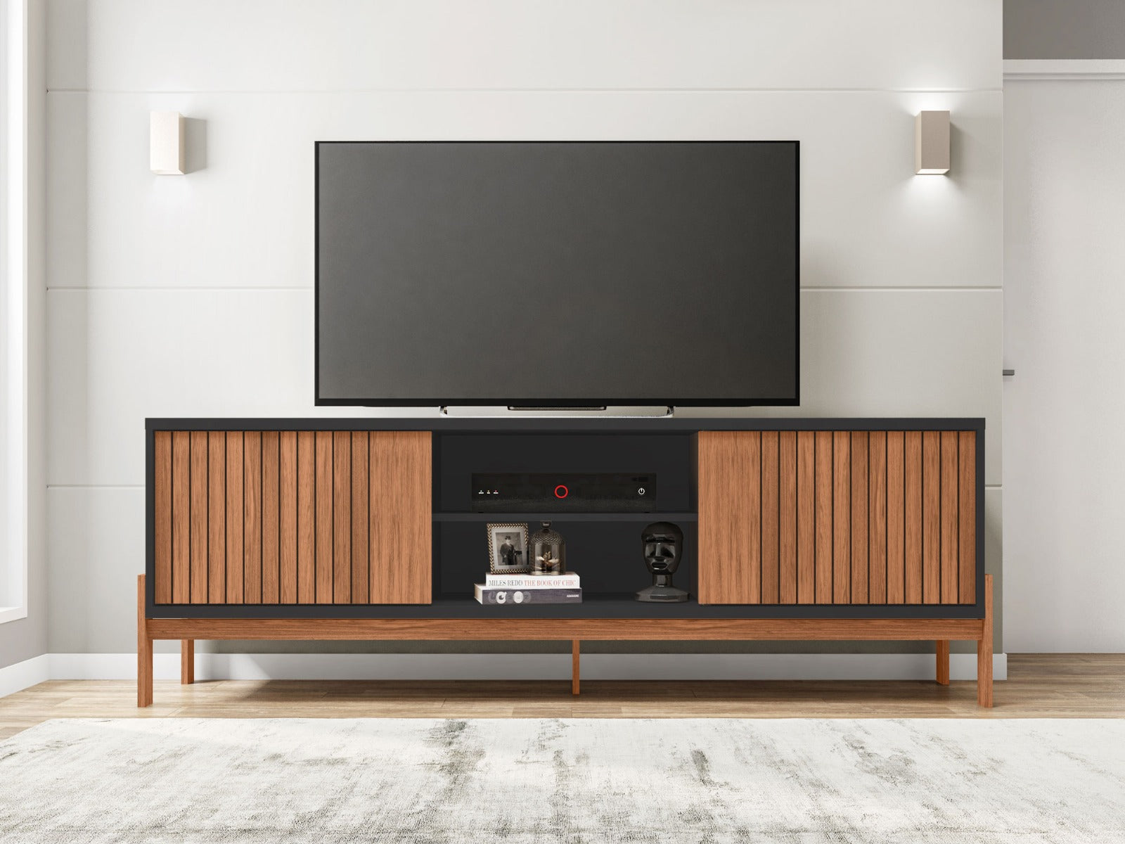 Tannen Tv Stand Max tv 72" – lovedecorpr